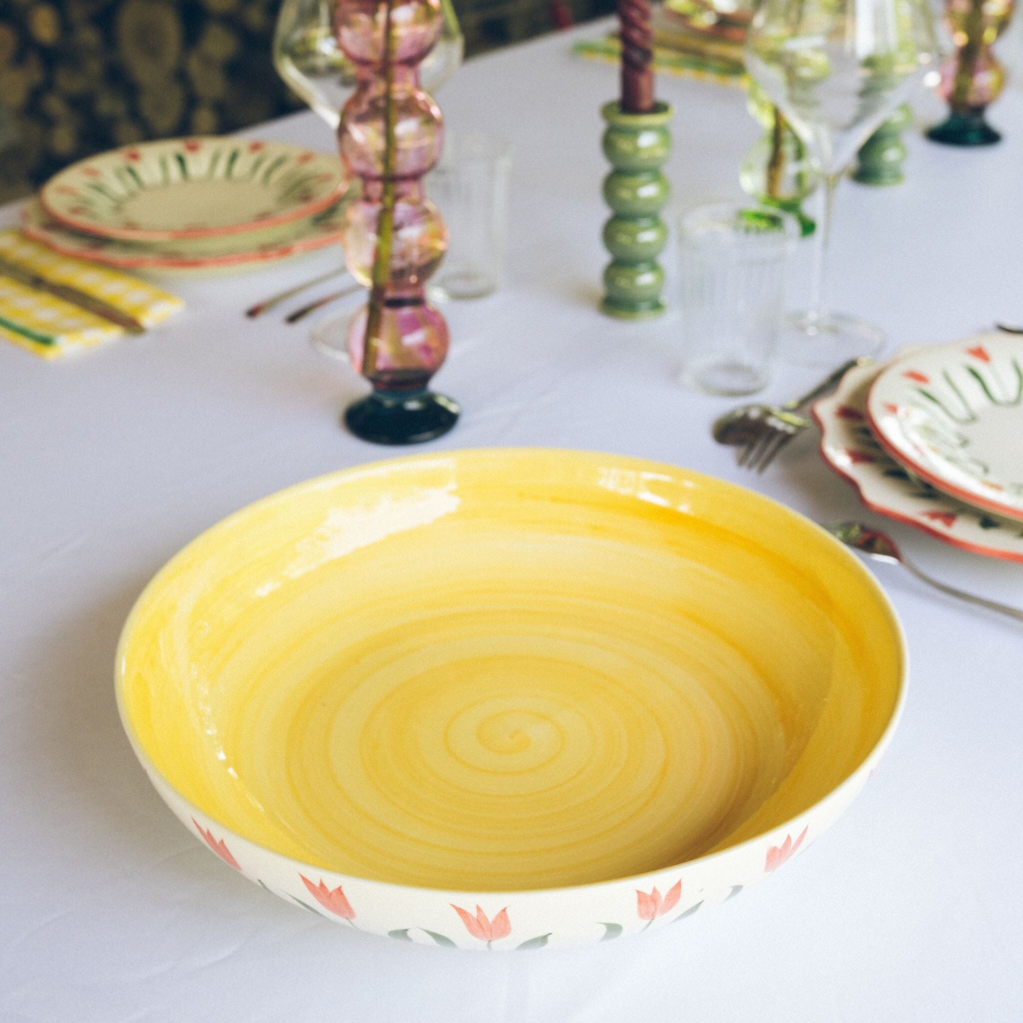 Designer serving plates | Ceramic serveware | Denise à Table